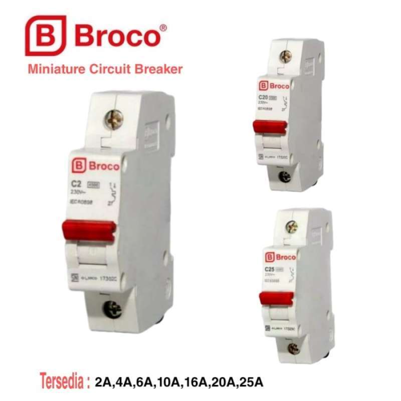 Jual Broco Mcb 10a - 1p 17310c - 10a Di Seller Aghanim - Cengkareng ...