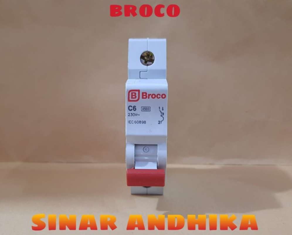Jual Mcb Broco 2a /4a/ 6amp Electrical 1 Phase Di Seller Aghanim ...