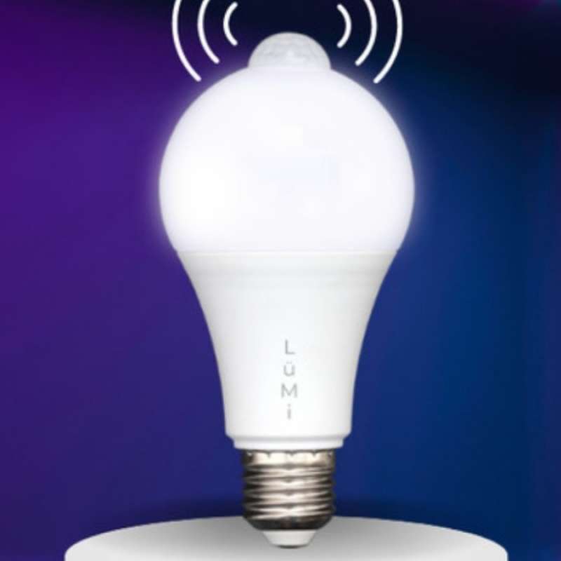 Jual Lumi Lampu Led Pir Body Motion Sensor Detector Light Bulb 9w 12 W ...