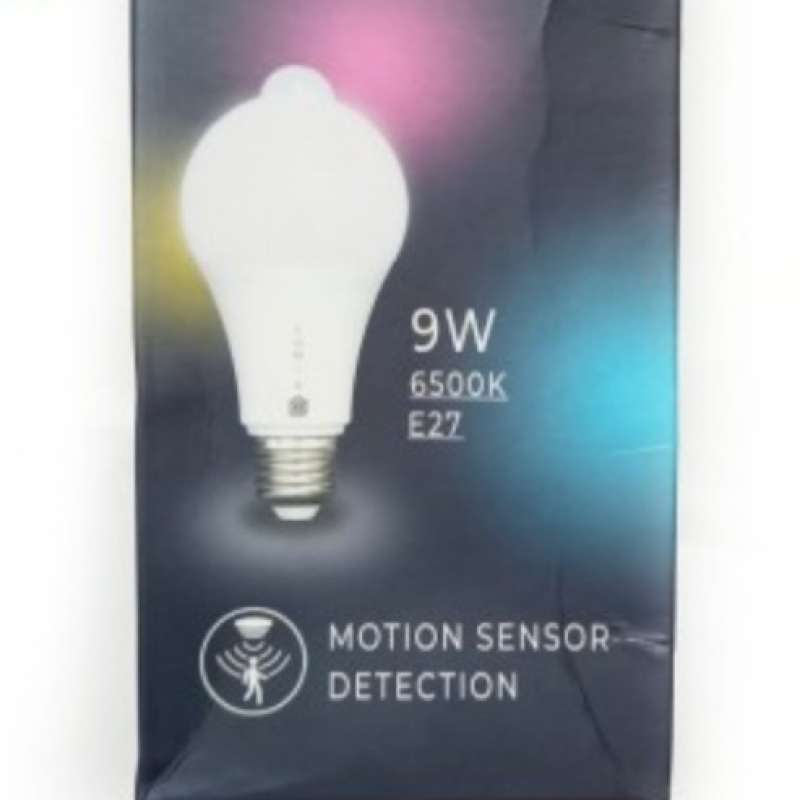 Jual Lumi Lampu Led Pir Body Motion Sensor Detector Light Bulb 9w 12 W ...