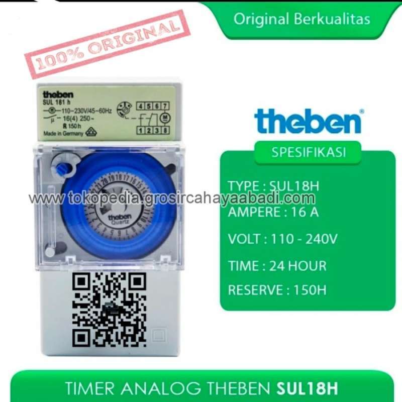 Jual Timer Analog Theben Sul 181 H Original/timer Theben Sul 181h ...