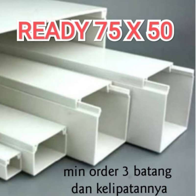 Jual Kabel Duct 80 X 50 Mm/cable Duct/trunking/protektor Di Seller Shin ...