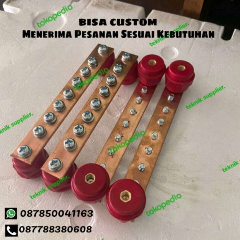 Jual Busbar Tembaga 3mm X 20mm 150mm - Busbar Grounding Di Seller Shin ...