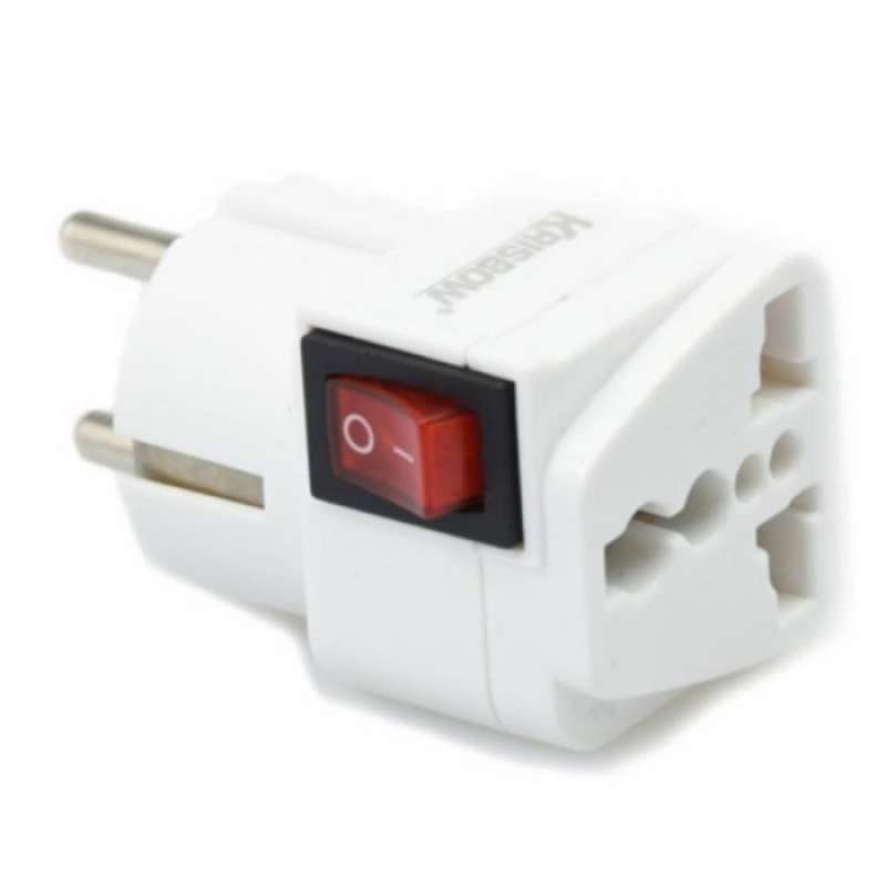 Jual Colokan Listrik Universal Krisbow / Travel Adaptor / Steker ...