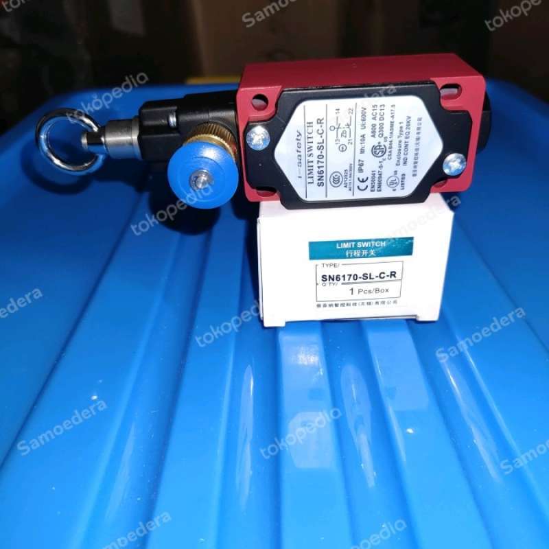 Jual Sn6170-sl-c-r I-safety Pull Rope/ Limit Switch Tarik Reset Manual ...