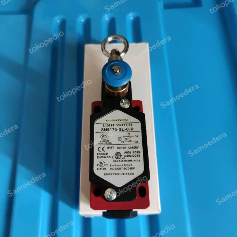 Jual Sn6170-sl-c-r I-safety Pull Rope/ Limit Switch Tarik Reset Manual ...