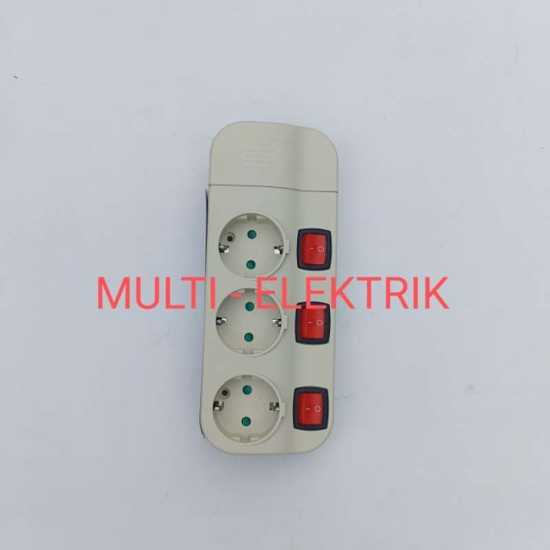 Jual Stop Kontak Uticon 3 4 5 6 Lubang Saklar On Off Masing Tersendiri - 6 Lubang Di Seller ...