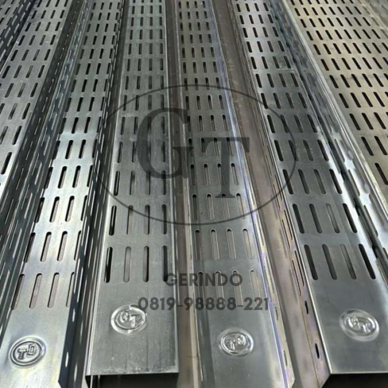 Jual Kabel Tray U 100x50x3000mm Sphc 1.2mm Elektro Galvanis - Tray ...