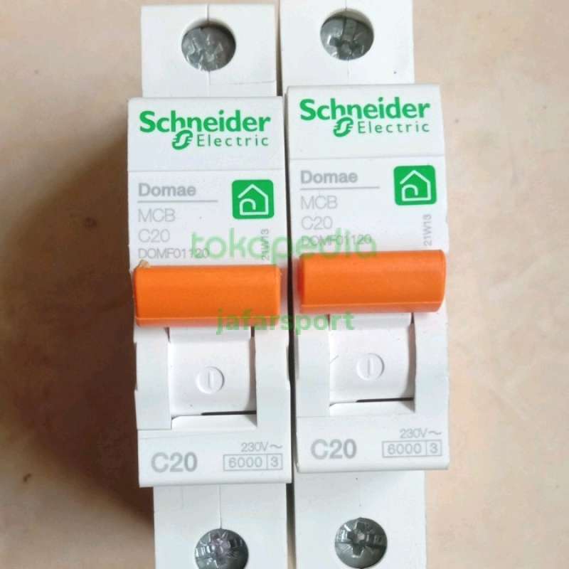 Jual Mcb 1phase 2a 6a 10a 16a 20a 25a 32a 40a 6ka New Domae Schneider - 6a Di Seller Shin Store ...