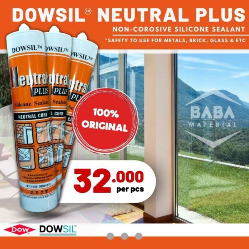 Jual Dowsil Silicone Sealant Neutral Plus - Grey Di Seller Aghanim ...