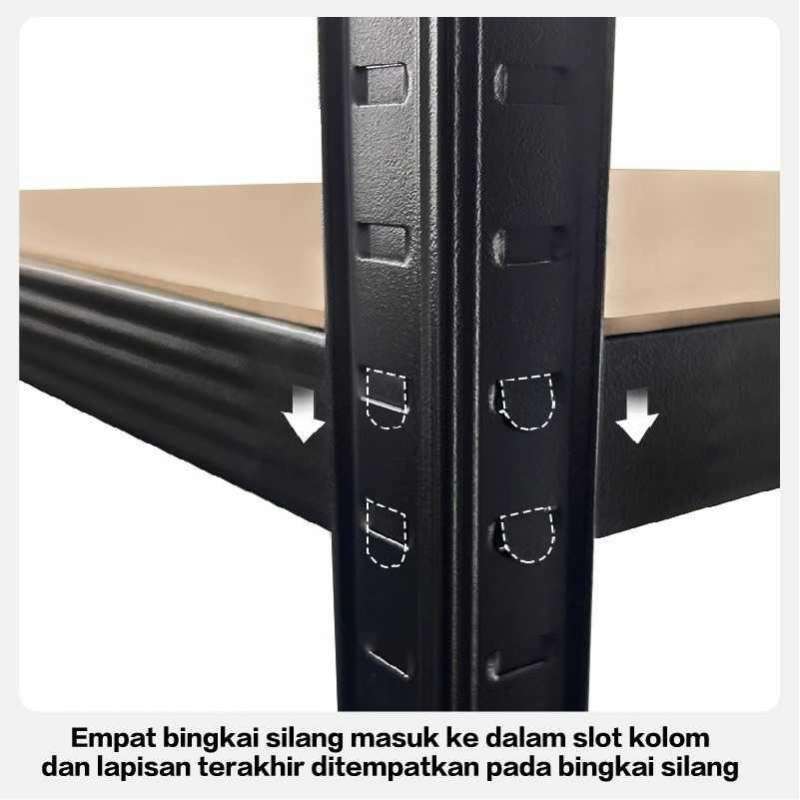 Jual Sundries Rak Susun Multifungsi Iron Steel Storage Rack Adjustable ...