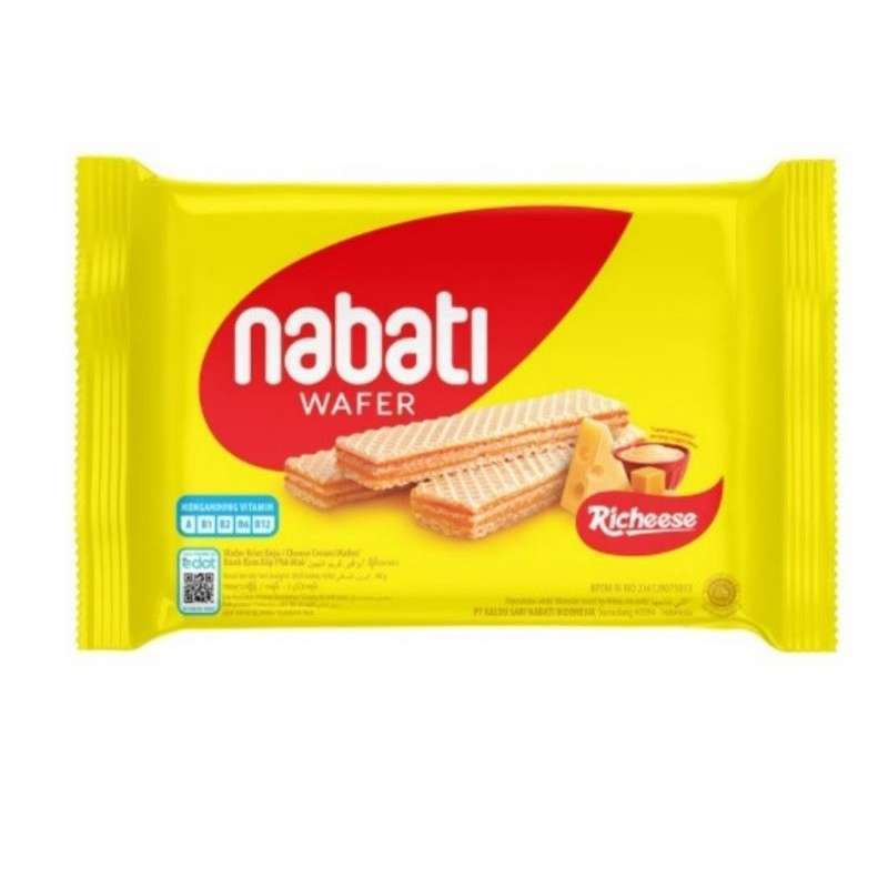 Jual Richeese Nabati Wafer 39 Gr Nabati Wafer - Keju 43gr Di Seller ...