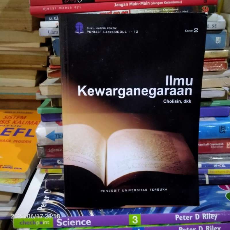 Promo Ori Ilmu Kewarganegaraan Edisi 2 Cholisin Ut Diskon 23% Di Seller ...