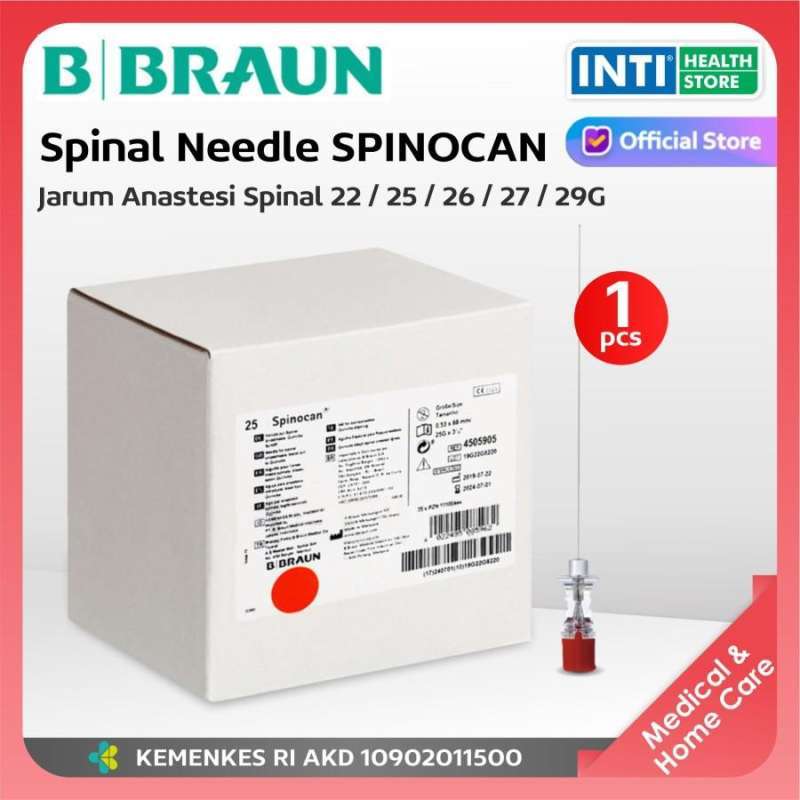 Jual B Braun | Spinocan Needle | Jarum Spinocan | Spinal Needle ...