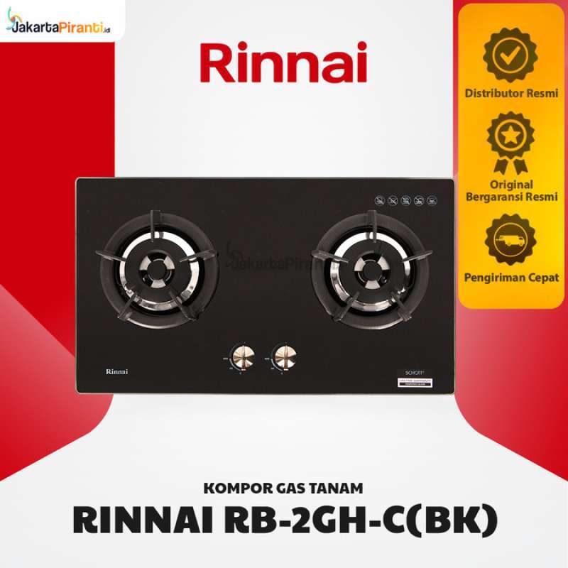 Promo Built-in Gas Hob Kompor Gas Tanam 2 Tungku Rinnai Rb-2gh-c (bk) Diskon 33% Di Seller ...