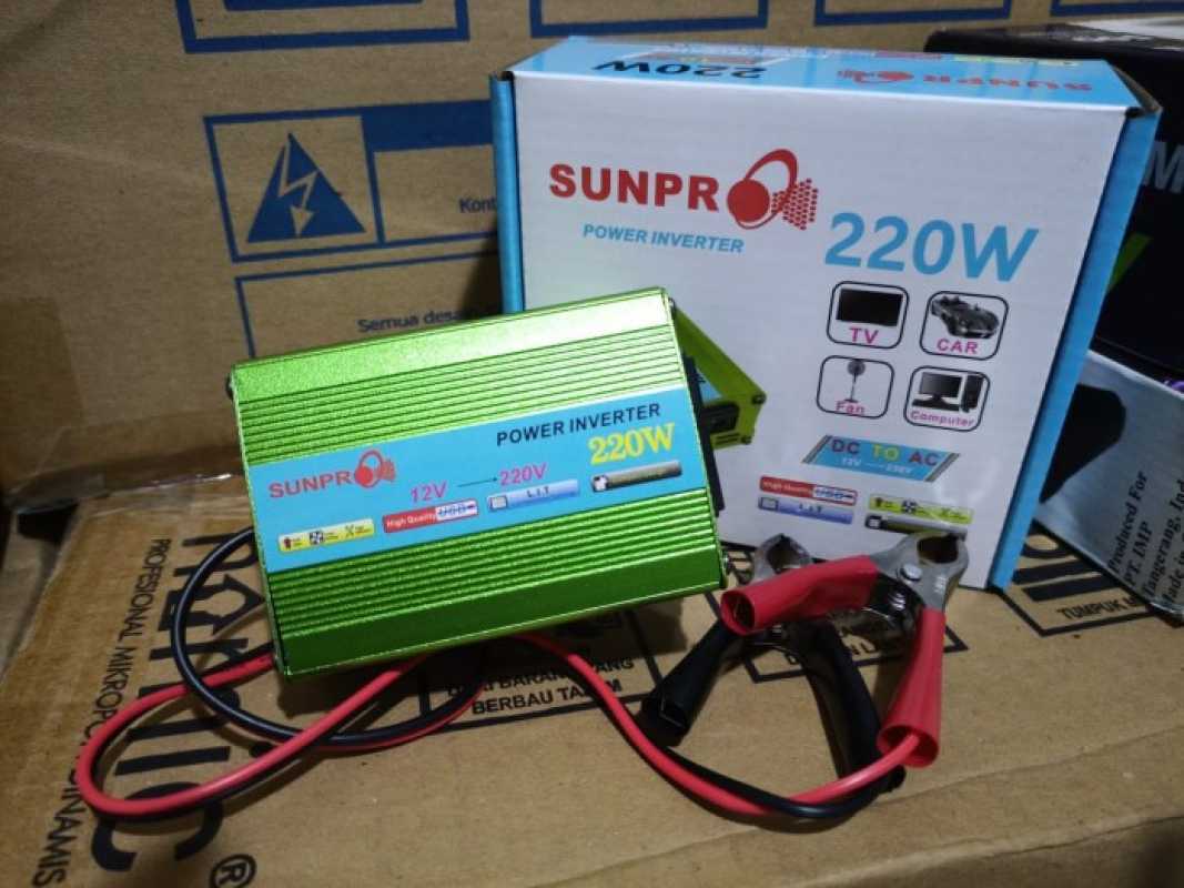 Jual Power Inverter Sunpro 220w Dc 12v To Ac 220v High Quality ...
