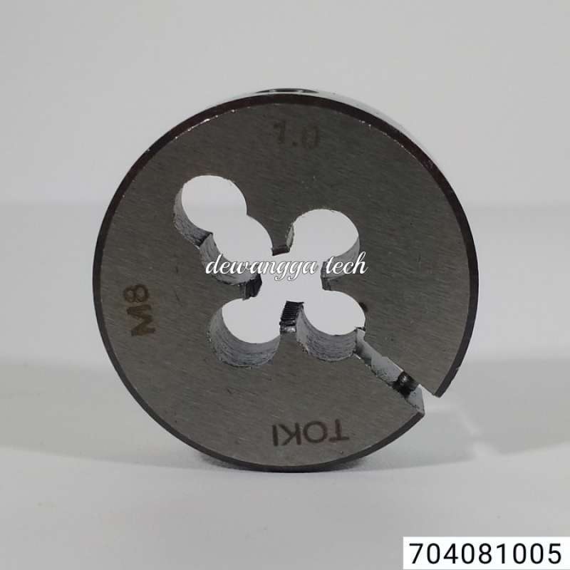 Jual Senai M8x1.0 Round Dies M8 X 1.0 Snei Sney Bulat Snay Baut M8 X 1 ...