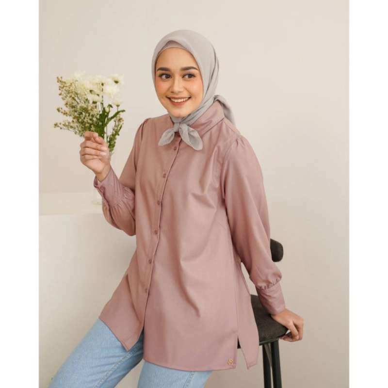 Jual Geulis.id Gisella Top Bright Color (4 Warna) Kemeja Kerja - Xs ...