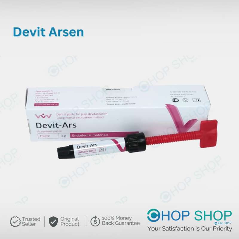 Jual Devit Arsen Pasta Devitalisasi Medikamen Saluran Akar - Vladmiva ...