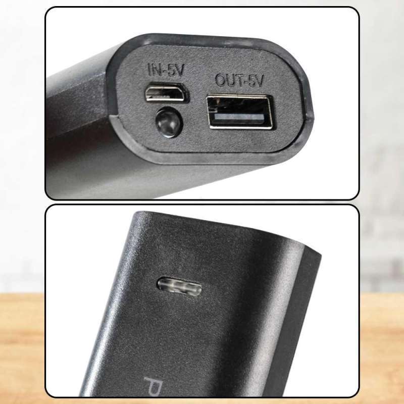 Jual Varities Case Power Bank Diy 5600mah 5v For 2 18650 Battery V600 Bank Powerbank Charging ...