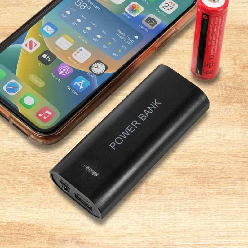 Jual Varities Case Power Bank Diy 5600mah 5v For 2 18650 Battery V600 ...