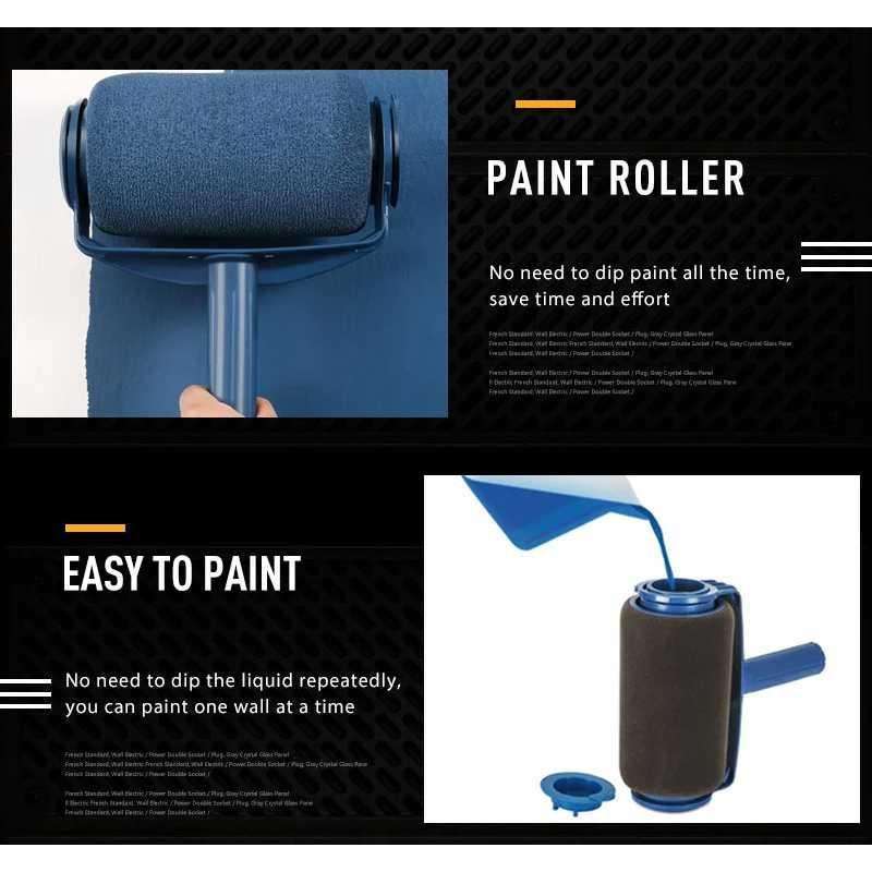 Jual Alloet Kuas Roll Cat Tembok Paint Roller Brush 8.5cm Hd-tvyqs Wall ...