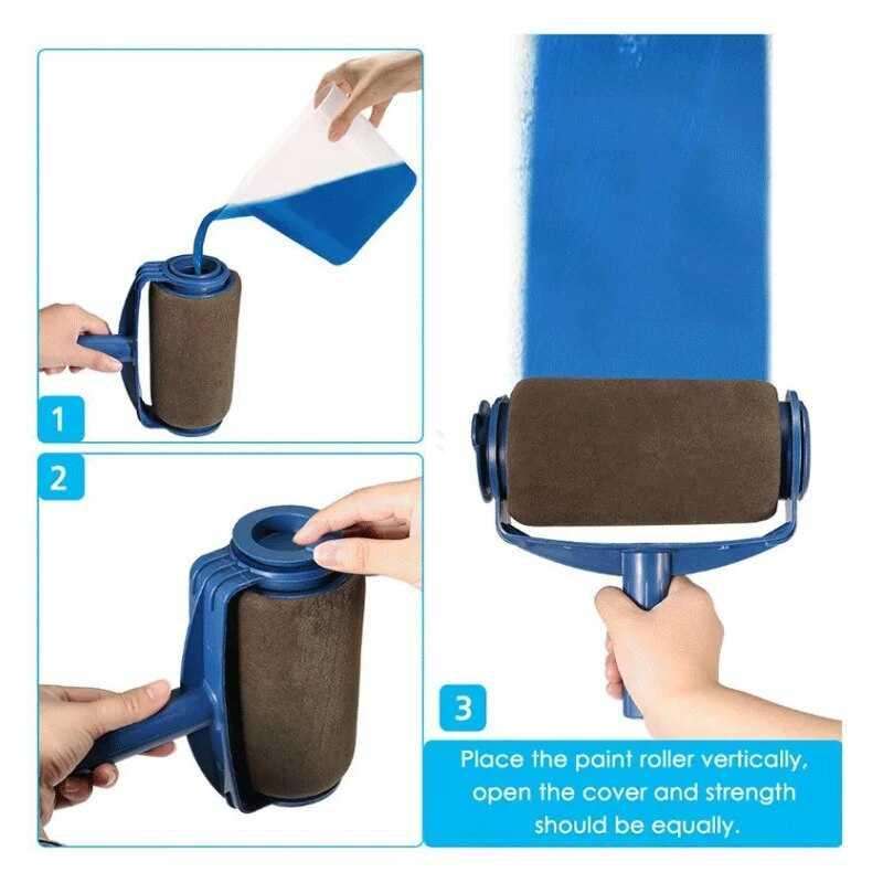 Jual Alloet Kuas Roll Cat Tembok Paint Roller Brush 8.5cm Hd-tvyqs Wall ...