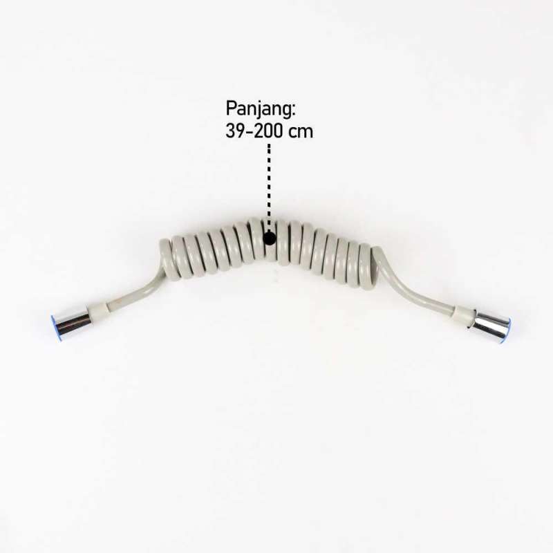 Jual Jrjubb Selang Shower Flexible Hose Spring Spiral Abs 39-200cm ...
