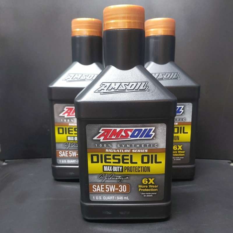 Promo Amsoil Synthetic Signature Diesel Oil Max-duty Protection Sae 5w ...