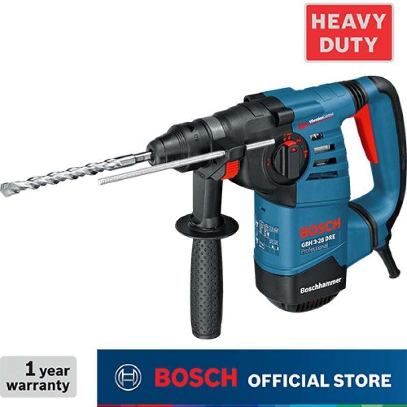 Promo Promo- Bosch Rotary Hammer / Bor Beton Listrik 28mm 800watt Gbh 3 ...
