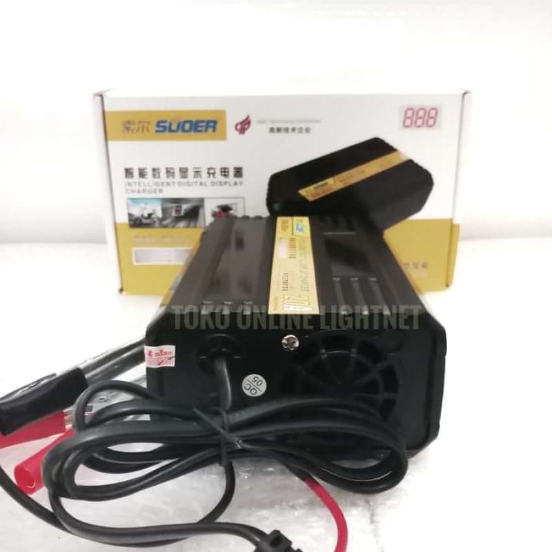 Promo Charger Accu Cas Aki 12v 24v 20a Auto Cut Off - Suoer Son-20a ...