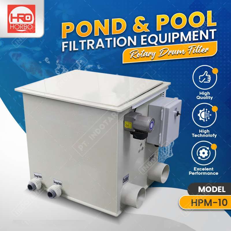 Jual Sistem Filter Drum Kombinasi Kolam Ikan & Kolam Renang Horbo Hpm ...