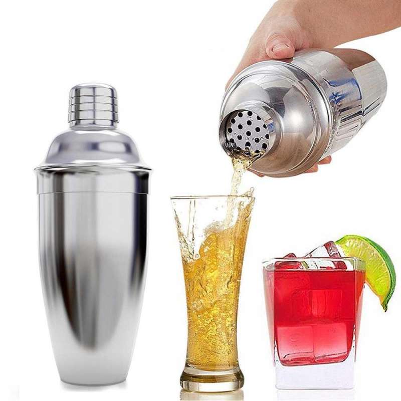 Jual 6 In 1 Bartender Cocktail Shaker Jigger Bar Spoon 750ml Ba016 ...