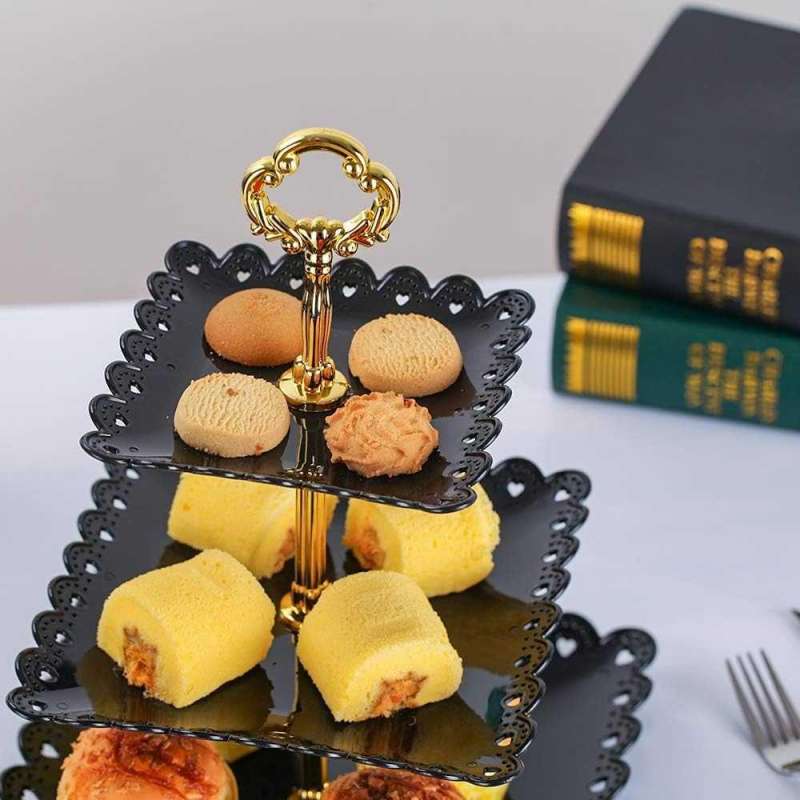 Jual Rak Kue Susun 3 Tingkat Detachable Plate Cake Stand Display Mg-3 ...