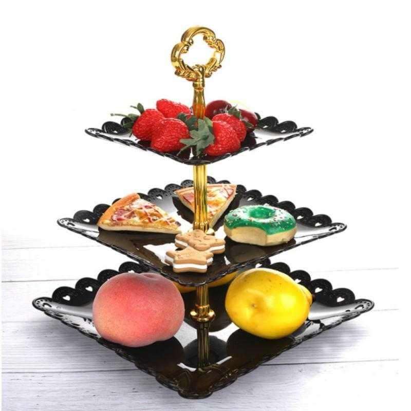 Jual Rak Kue Susun 3 Tingkat Detachable Plate Cake Stand Display Mg-3 ...