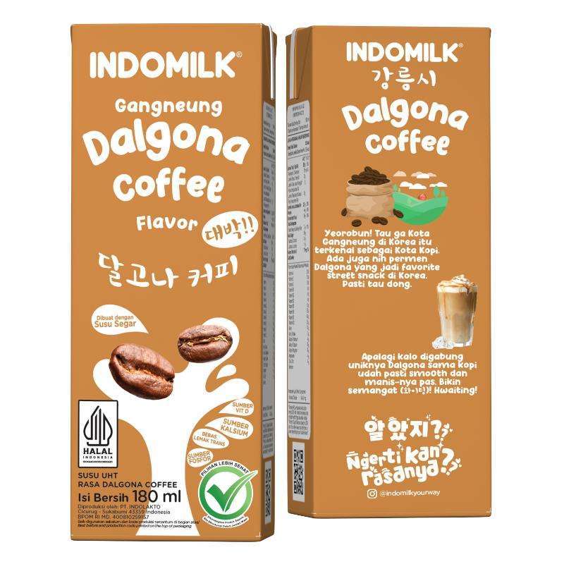 Promo Indomilk Gangneung Dalgona Coffee Uht 180 Ml Diskon 15% Di Seller ...