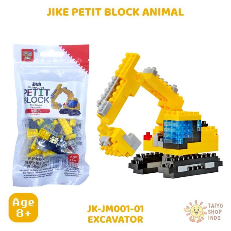 Promo Taiyo Mainan Bricks Jike Petit Mini Block Building Nano Blok 3d ...