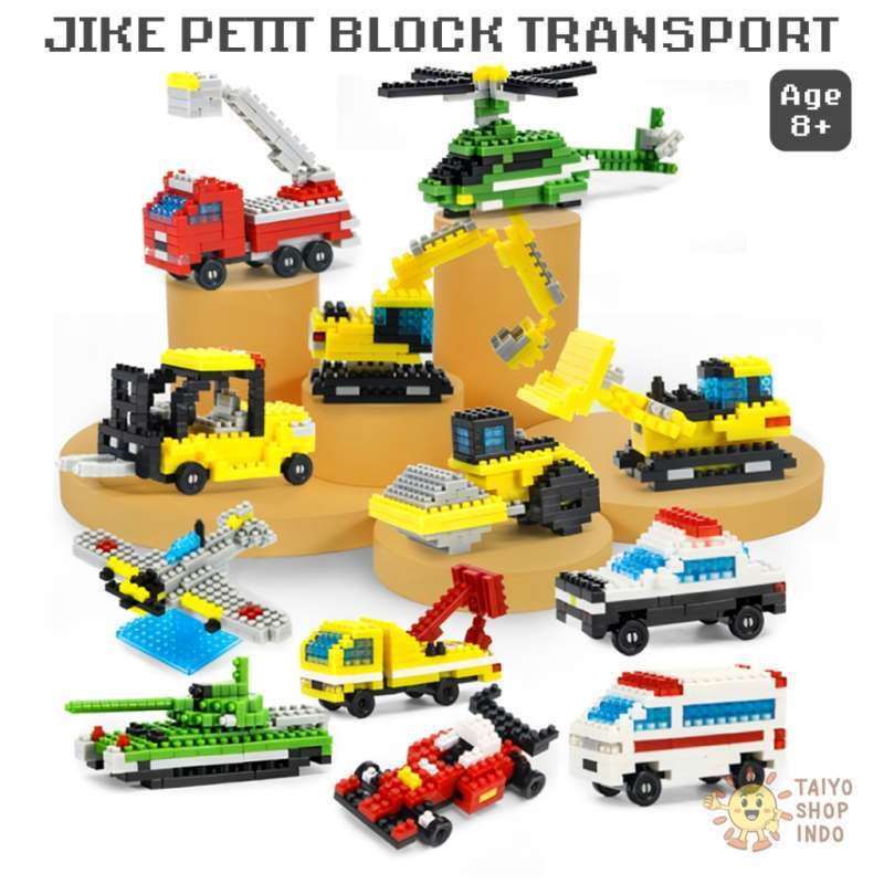 Promo Taiyo Mainan Bricks Jike Petit Mini Block Building Nano Blok 3d ...