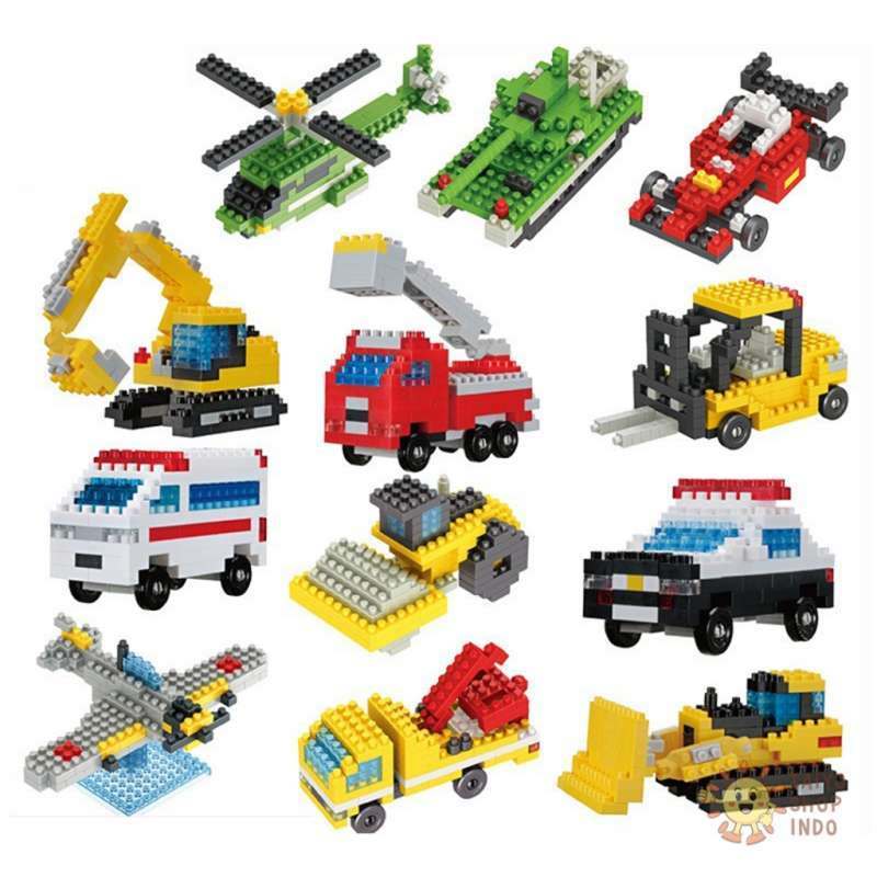 Promo Taiyo Mainan Bricks Jike Petit Mini Block Building Nano Blok 3d ...