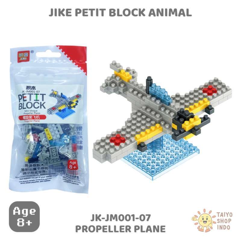Promo Taiyo Mainan Bricks Jike Petit Mini Block Building Nano Blok 3d ...