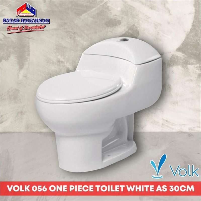 Jual Closet Duduk Volk 056 One Piece Toilet Kloset Duduk Closet ...