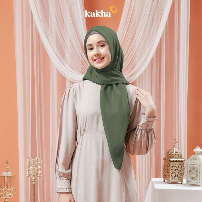 Jual Kakha - Jilbab Segi Empat 30 Warna Polos (b) / Hijab Voal /hijab Polos - 30 Forrest Di ...