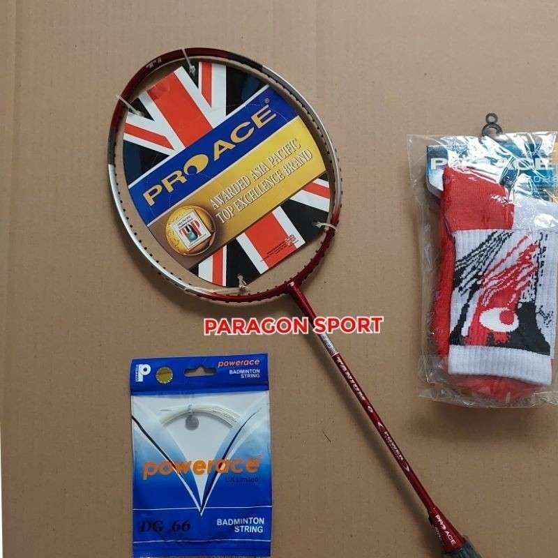 Raket Proace Logo Raket Original Badminton Pro Ace Nano 8000 Bonus