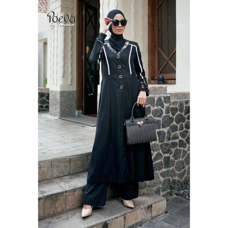 Jual Tuneeca Poeva Midi Coat Ivanka - Pv-0223001 - Xl Di Seller Aghanim ...