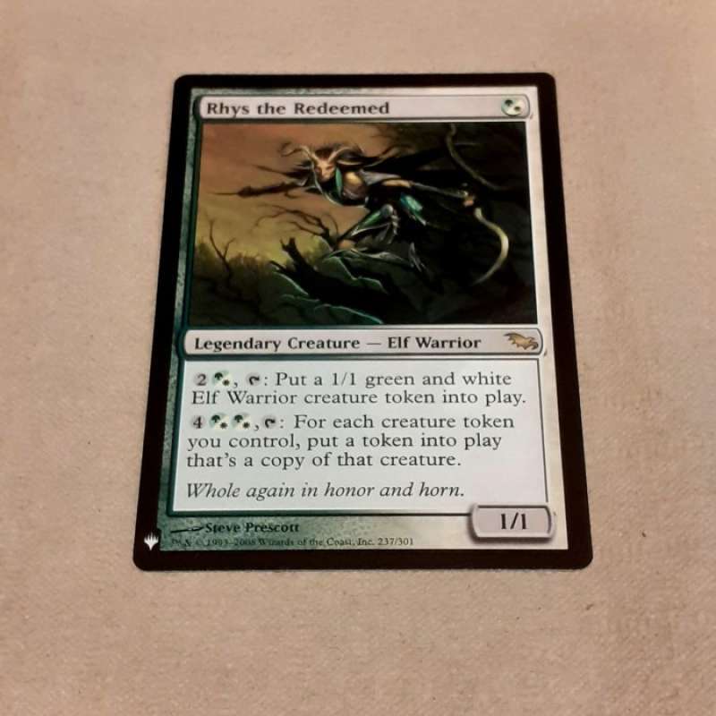 Promo Magic The Gathering Mtg Rhys The Redeemed Ekslusif Diskon 23% Di ...