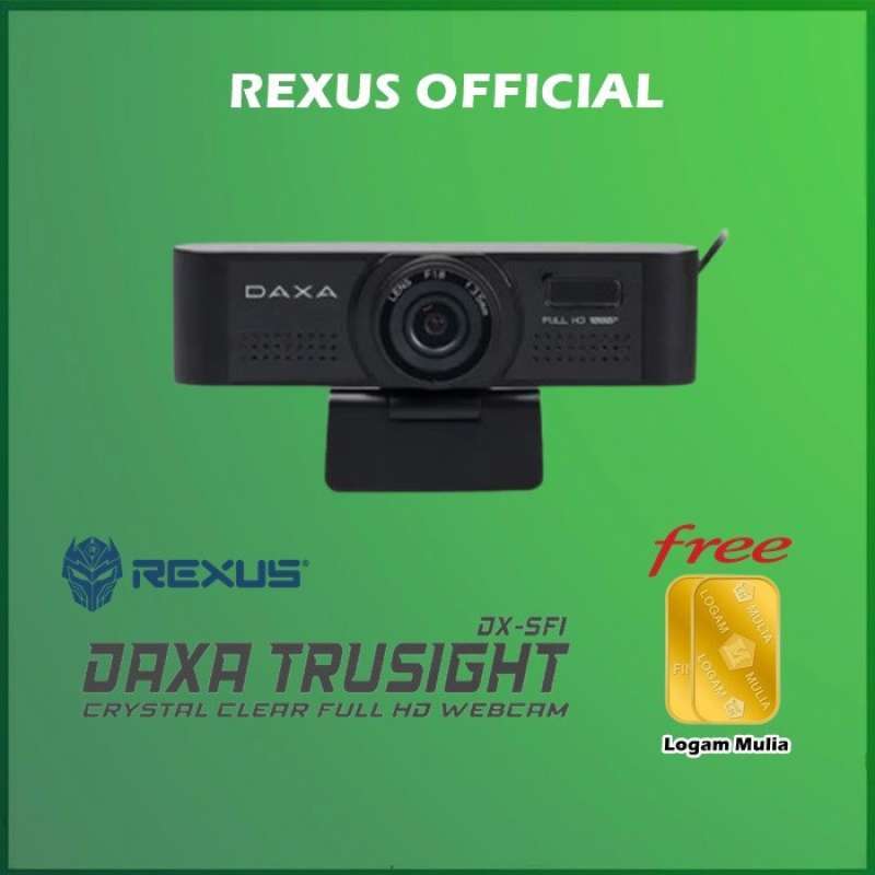 Promo Rexus Daxa Trusight Dx-sf1 Pro Webcam Camera Full Hd 1080p Diskon ...