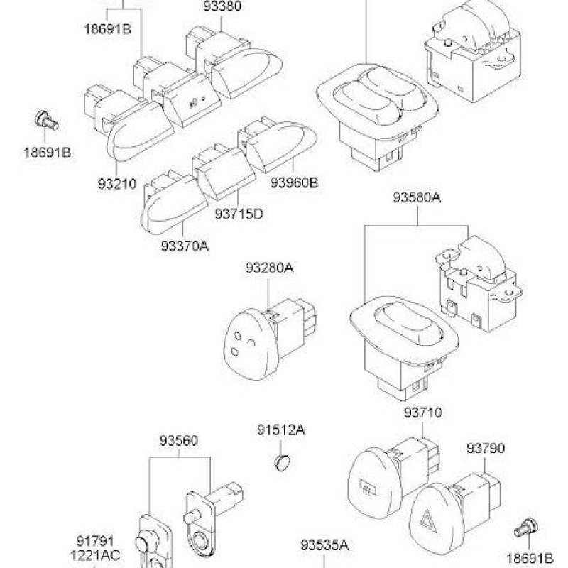 Promo 92410-02200 Switch Fog Lamp Hyundai Atoz Baru Diskon 36% Di ...