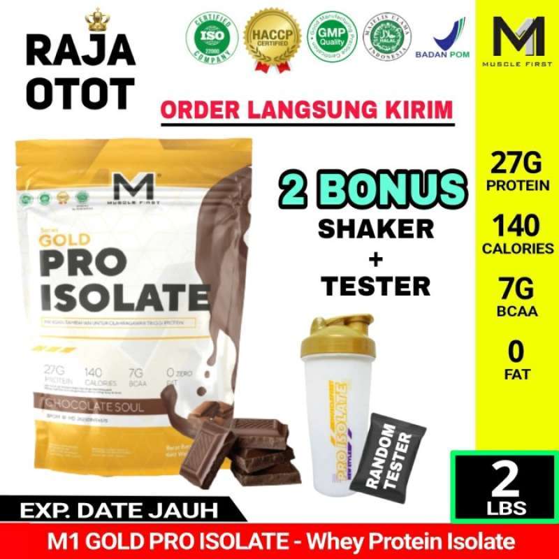 Promo M1 Muscle First Pro Isolate 2 Lbs M1 Gold Whey Protein Isolate 2 ...