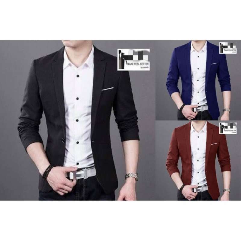 Jual Bz Man Blazer Man5w Geser Gambar Kekiri/blazer Pria/jas Pria/baju ...