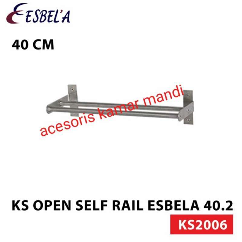 Promo Rak Handuk 2 Baris Berbahan Stainless Ukuran 40cm Diskon 33% Di ...